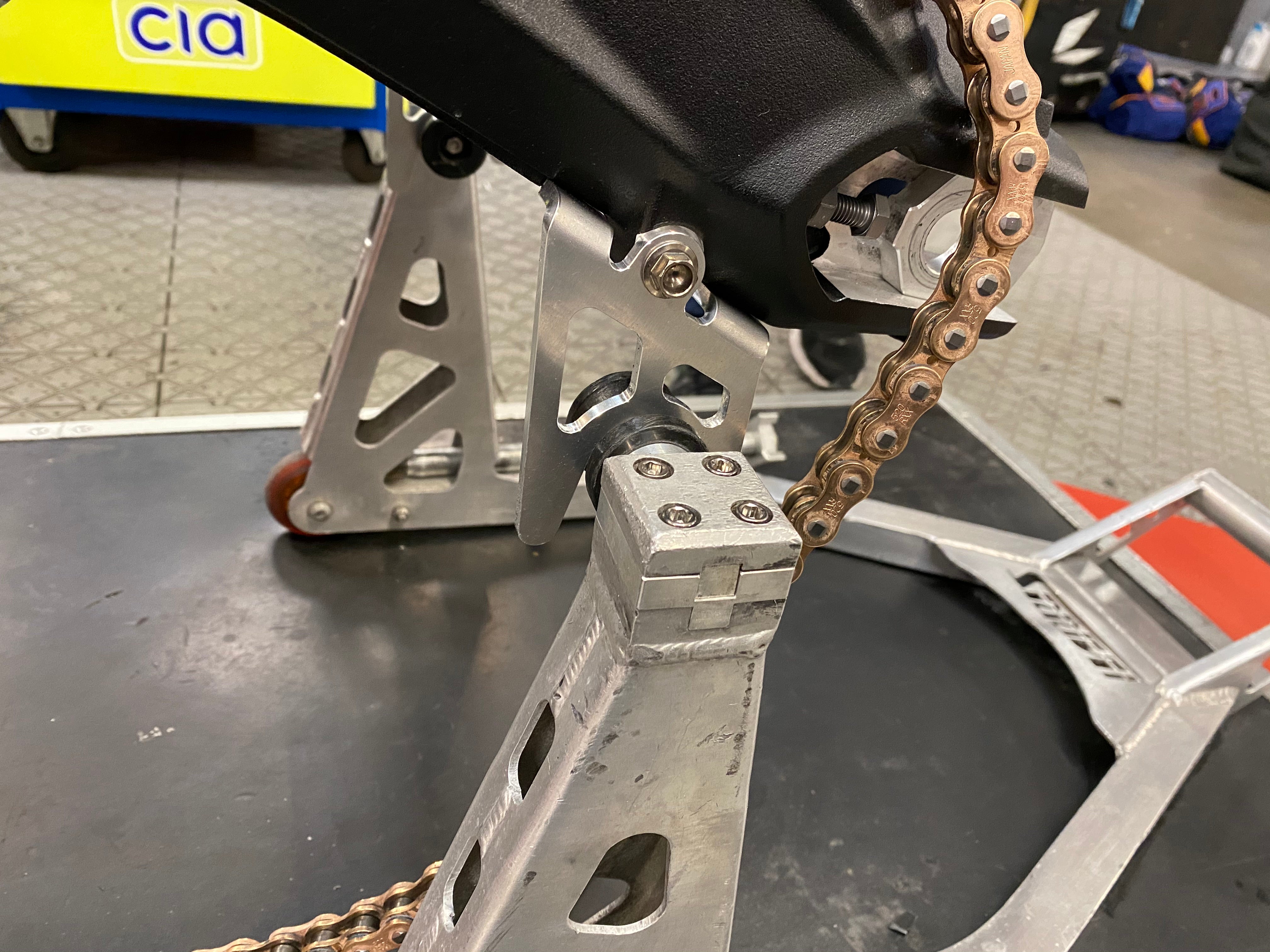 Street Triple 765RS GP Style Paddock Stand Brackets – UK Race Support