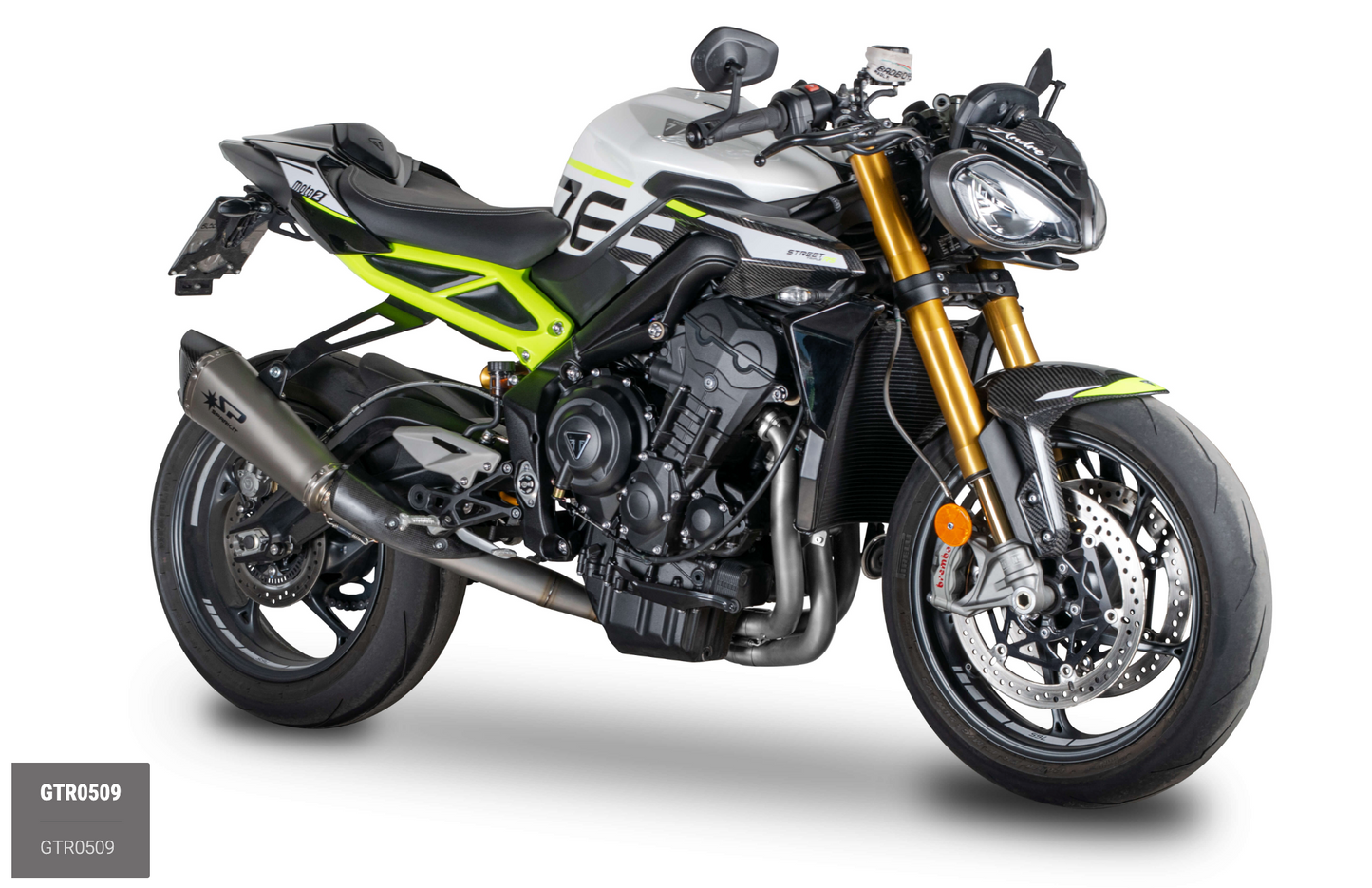 Triumph Street Triple 765R/RS 2017-23 Spark REPLICA WSSP600 Slip-On fo ...