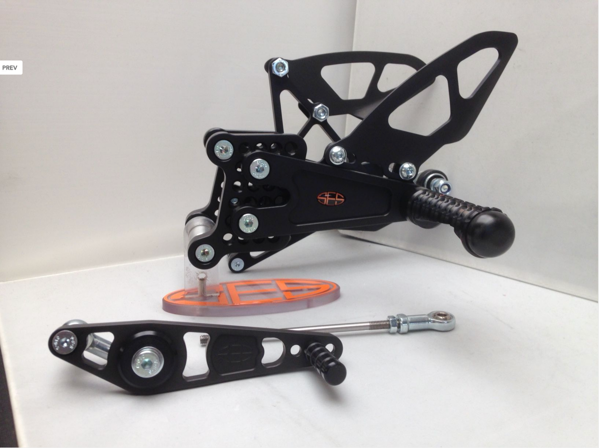 Triumph Daytona 675/R 2013-16 SES Race Rearsets – UK Race Support