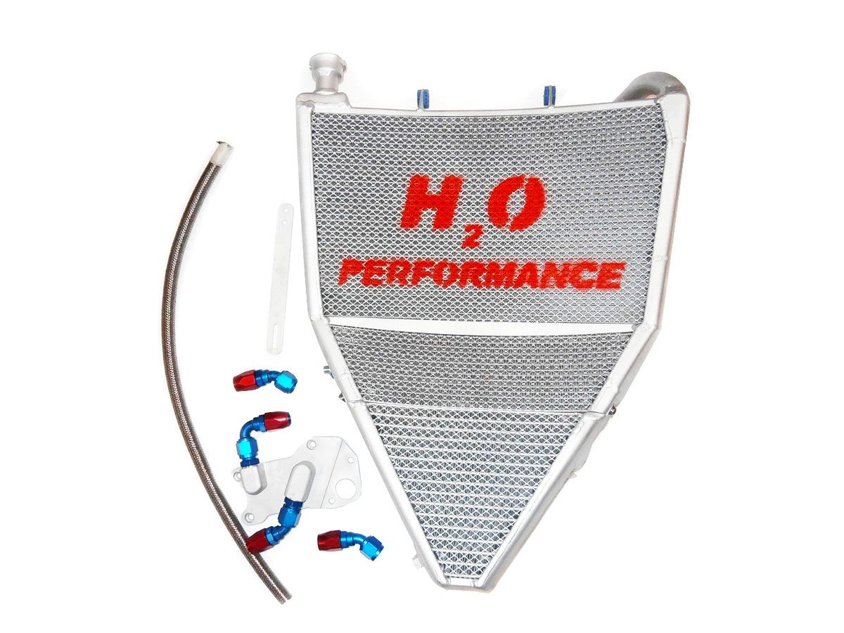 Triumph Daytona 675/R & 765 Moto2 H2O Performance Water & Oil Radiator ...