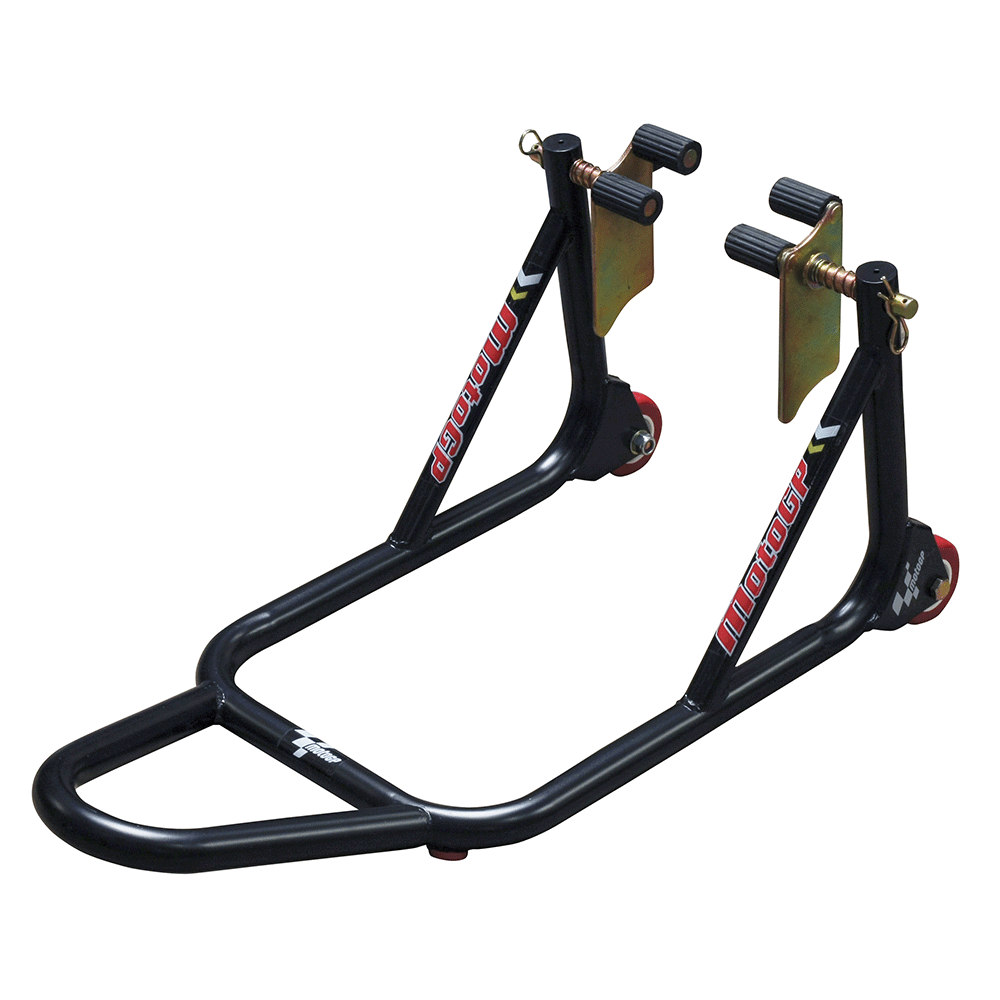 MOTOGP PRO SERIES PREMIUM 1-PIECE PADDOCK STAND - FRONT - BLACK – UK ...